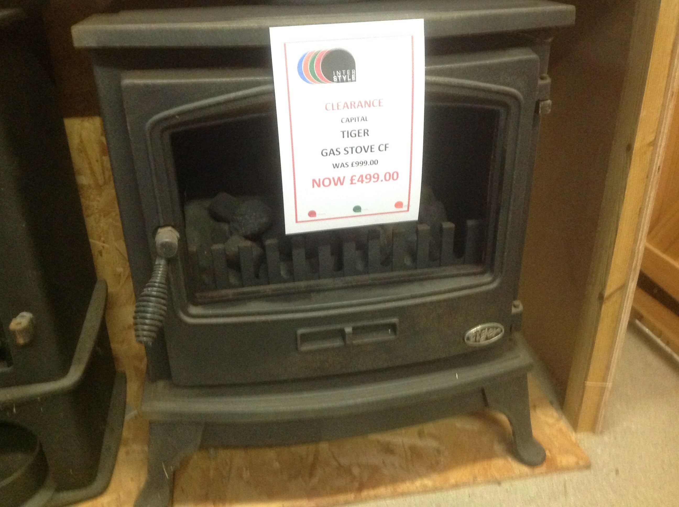 Capital Tiger Gas Stove CF CLEARANCE - EX DISPLAY MODEL | Fireplaces ...